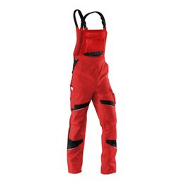 K&Uuml;BLER WORKWEAR K&uuml;bler Activiq Latzhose 3250 mittelrot/schwarz 54 ; K&uuml;bler Workwear (3250 5365-5599-54)