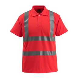 Mascot Bowen Polo-shirt Größe 2XL, hi-vis rot (50593-976-222-2XL)