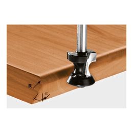 FESTOOL HW Abrund-/Fasefräser, Schaft 8 mm, D24/R6/30°, mit Anlaufkugellager, 491026 (491135)