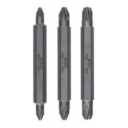 Bosch Doppelklingenbit-Set 3-teilig PZ1 PZ1 PZ2 PZ2 PZ3 PZ3 60 mm (2607001749)