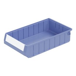 Bito Regalkasten RK Set RK4209, 400 x 234 x 90 mm, taubenblau, inklusive Etikett (1437)