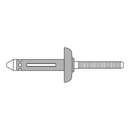 Gesipa BULB-TITE Blindniete Alu/Alu Grosskopf 7,7 x 27,7 K 19 EPDM (1455633)