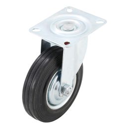 BGS Do it yourself Lenkrolle mit Anschraubsockel Ø 125 mm (80957)