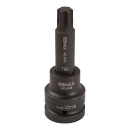 KS Tools 1" Kraft-Bit-Stecknuss TX, lang, T90 (450.0474)