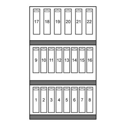 Ruko Maschinen-Holzspiralbohrer-Modul CV-Stahl in SB-Tasche (219507)