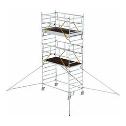 Munk Rollgerüst SG 1,35 x 2,45 m mit Ausleger & Doppel-Plattform Plattformhöhe 4,47 m (168439)