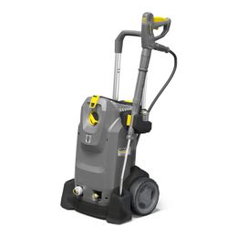 Kärcher Kärcher HD 6/15M Plus Hochdruckreiniger aus Kunststoff/Metall mit Druck 150bar/Fördermenge 600l/h/Schlauch L15m/Pistole/Lanze/Düse/Schmutzfräser/Schlauchtrommel für Reinigung von Oberflächen, 1.150-932.0)