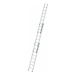 MUNK Aluminium-Schhiebeleiter 3-teilig 3 x 8 Sprossen (020308)