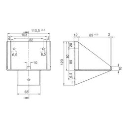 Ceag Notlichtsysteme Wandkonsole f&uuml;r W276.3/4 11145000492 ; Eaton)