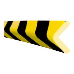 Moravia MORION Prallschutz Winkel Kantenschutz, schwarz/gelb, 47/47 mm x 5000 mm, 422.22.011)