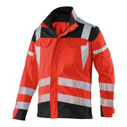 KÜBLER WORKWEAR Kübler PSA Reflectiq Jacke 1207 warnrot/schwarz 24 ; Kübler Workwear (12078341-5499-24)