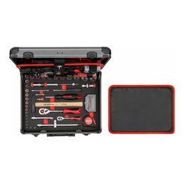 Gedore RED Werkzeugkoffer, Set 138-teilig, gefüllt, Werkzeug für Hand- und Heimwerker, im Aluminiumkoffer, R46007138 (3300189)