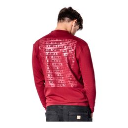 STIER Crew Sweat Style Print L Deep Red (905843)