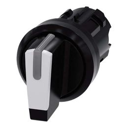 Siemens Indus.Sector Knebelschalter 22mm, rund, schwarz 3SU1002-2BL60-0AA0 (3SU10022BL600AA0)
