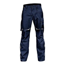 KÜBLER WORKWEAR Kübler Pulsschlag Bundhose 2424 dunkelblau/anthrazit Größe 52 ; Kübler Workwear (24245353-4897-52)