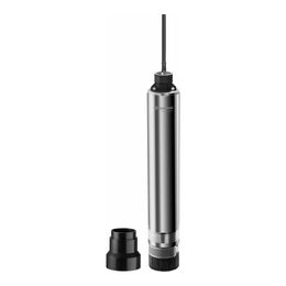 Gardena Tiefbrunnenpumpe 5500/5 inox aus Edelstahl und Kunststoff mit Tauchdruckmesser und Schwimmerschalter für Brunnen oder Zisternen bis 19 m Tiefe - 01489-20)