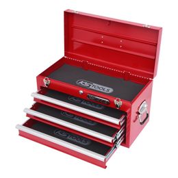 KS Tools Werkzeugtruhe mit 3 Schubladen-rot, L508xH255xB303mm (891.0003)