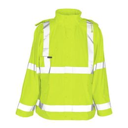 Mascot Feldbach Regenjacke Gr.L hi-vis gelb aus PU-beschichtetem Polyester, 50101-814-17-L)