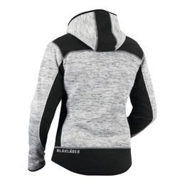BLAKLÄDER Blakläder Damen Strickjacke, grau / schwarz, Unisex-Größe: S (493121179099S)