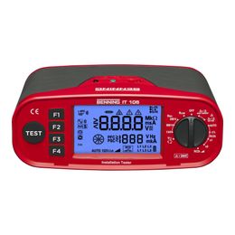 BENNING IT 105 Installationsprüfgerät mit Grafikdisplay und USB-Schnittstelle für Prüfungen nach DIN VDE 0100/0105, 44105)