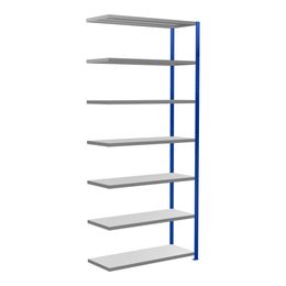 Schulte Anbauregal Steckregal MULTIplus250 3000 x 1300 x 500 mm 7 Fachb&ouml;den Kreuzstrebe RAL 5010 enzianblau/verzinkt ; SCHULTE LAGERTECHNIK (12957-130-B)