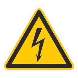 CIMCO WZ Warn. elektr. Spannung Gr. 100x100x1 182720)