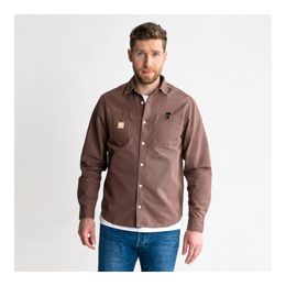 STIER Heavy Work Shirt Canvas bci cotton M Signature Brown ; STIER Workwear (906713)