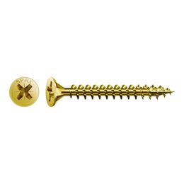 Spax Universalschraube 5 x 30 mm Senkkopf Kreuzschlitz Z Vollgewinde 4CUT YELLOX A2L (1081020500305)