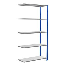 Schulte Anbauregal Steckregal MULTIplus150 2000 x 1000 x 400 mm 5 Fachböden Kreuzstrebe RAL 5010/verzinkt ; SCHULTE LAGERTECHNIK (12645-B)