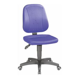 bimos Arbeitsdrehstuhl Unitec mit Rollen und Stoff blau Sitzhöhe 440-620 mm (9653-CI02)
