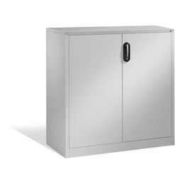 C+P Akten-Sideboard Acurado mit Drehtüren, 3 Ordnerhöhen, H1200xB1200xT500mm Weißaluminium ; C + P Möbelsysteme (9487-1200|S10171)