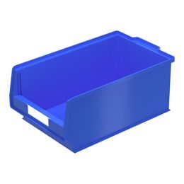Bito Sichtlagerkasten PK Set inklusive Etikett / PK3 L350xB210xH145 mm, blau (1416)
