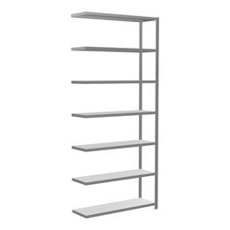 Schulte Anbauregal Steckregal MULTIplus250 3000 x 1300 x 400 mm 7 Fachb&ouml;den Kreuzstrebe verzinkt ; SCHULTE LAGERTECHNIK (12947-130)