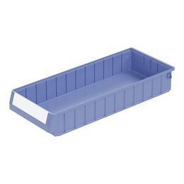 Bito Regalkasten RK Set RK6209, 600 x 234 x 90 mm, taubenblau, inklusive Etikett (1443)