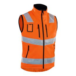 BLAKLÄDER Blakläder Warnschutz-Softshell-Weste, orange, Unisex-Größe: M (304925175300M)