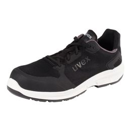 Uvex Halbschuh schwarz/weiß Uvex 1 sport, S1, EU-Schuhgröße: 45 (6594845)