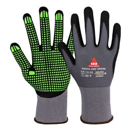 HASE Padua Grip Green Montagehandschuh aus Nylonfeinstrick Gr&ouml;&szlig;e 7 (508150G-7)