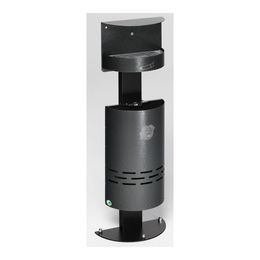 Var Ascher/Abfall-Kombination H 98 antik-silber struktur 13 l (28714)