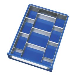 Rau Schubladen-Einteilungs-Set Schublade-E H 60-90mm 2 Trenn + 9 Steckwände (E-ET-2-9-60-90)