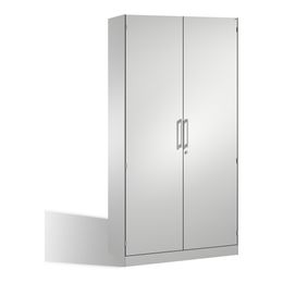 C+P Aktenschrank Asisto mit Drehtüren, 5 Ordnerhöhen, H1980xB1000xT435mm Front Lichtgrau Korpus Lichtgrau ; C + P Möbelsysteme (141002-000|S10020)