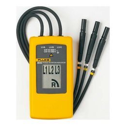 Fluke 9040EUR Drehfeldanzeiger f&uuml;r Drehfeldpr&uuml;fung mit LCD-Anzeige und Messspitzen, 4014969)