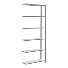 Schulte Anbauregal Steckregal MULTIplus150 2500 x 1000 x 300 mm 6 Fachb&ouml;den Kreuzstrebe verzinkt ; SCHULTE LAGERTECHNIK (12736)