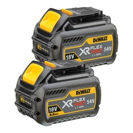 Dewalt Flexvolt Akku-Set, 54V / 108Wh (DCB546T2-XJ)