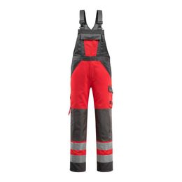 Mascot Gosford Latzhose Größe 82C60, hi-vis rot/dunkelanthrazit (15969-948-22218-82C60)