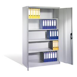 C+P Aktenschrank Acurado mit Drehtüren, 5 Ordnerhöhen, H1950xB1200xT500mm Front Lichtgrau Korpus Lichtgrau ; C + P Möbelsysteme (9480-000|S10565)