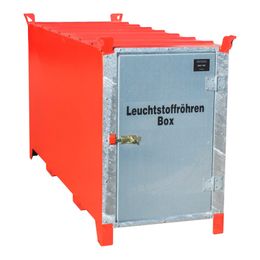 Bauer S&uuml;dlohn Leuchtstoffr&ouml;hren-Box SL 200, lackiert, Feuerrot (4422-02-0000-3000)