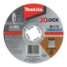 Makita E-00418 Trennscheibe aus INOX mit 125 x 1,2 mm Abmessung)