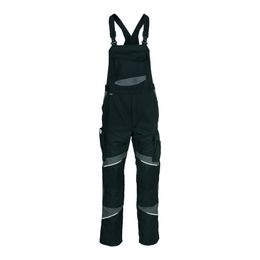 KÜBLER WORKWEAR Kübler Latzhose ACTIVIQ cotton+ schwarz/anthrazit Form 3450 Größe 24 ; Kübler Workwear (3450 3421-9997-24)