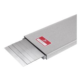 Hasberg Unterlagsfolien-Set 5-teilig 100x500 mm, rostfrei, Dicke: 2 mm (478755 2)