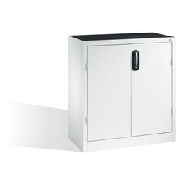C+P Schwerlast-Beistellschrank mit Dreht&uuml;ren, innen 1 Boden, H1000xB930xT500mm Front Lichtgrau Korpus Lichtgrau ; C + P M&ouml;belsysteme (8821-052|S10264)